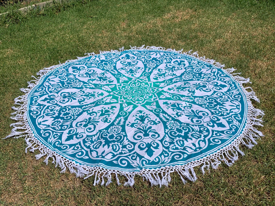 Mandala Beach Throws - Cotton Roundies & Beach Blankets Australia ...